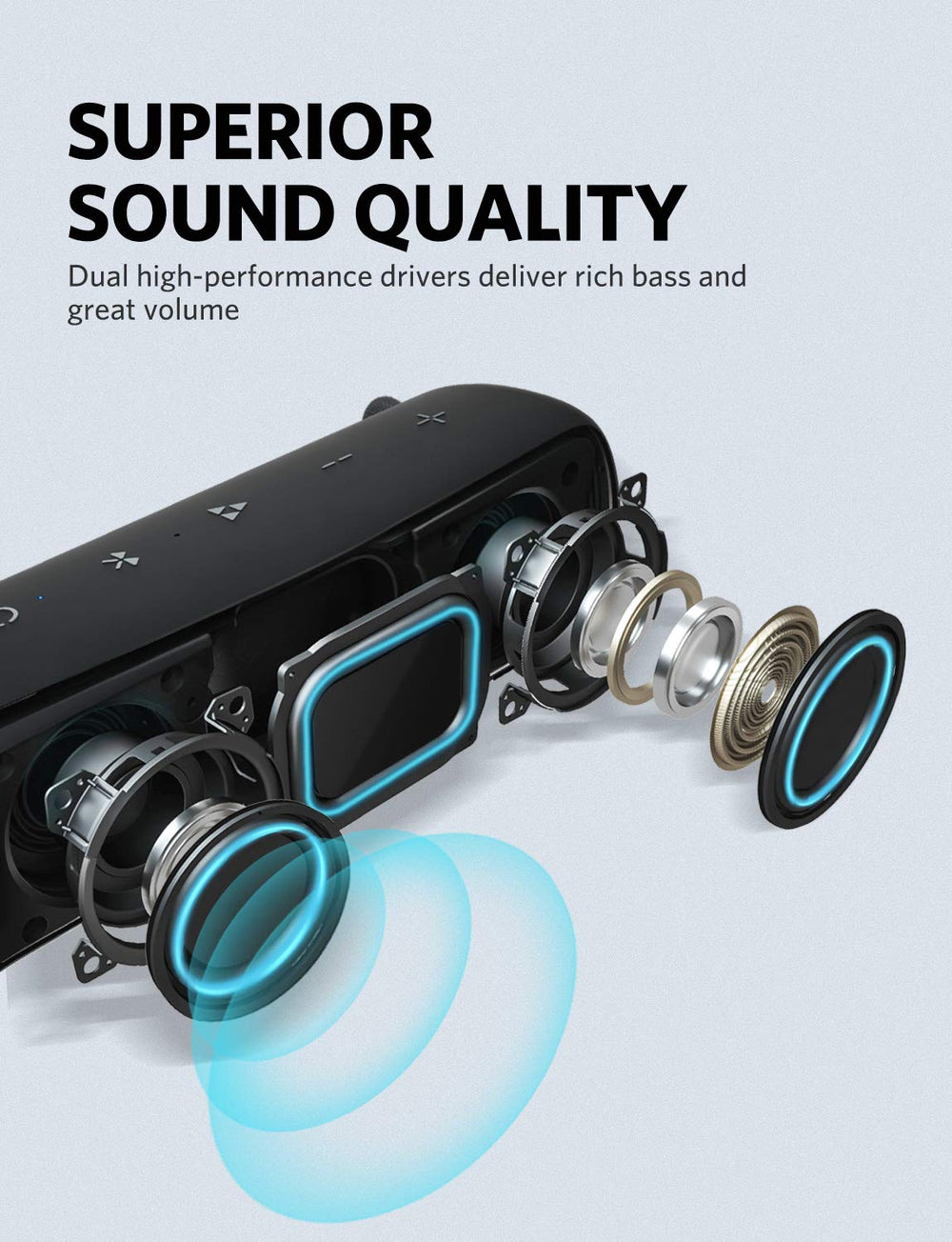 EarFun Go Portable Wireless Speakers